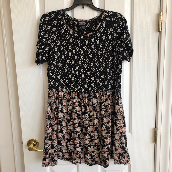 Dresses | Mixed Print Floral Dress | Poshmark